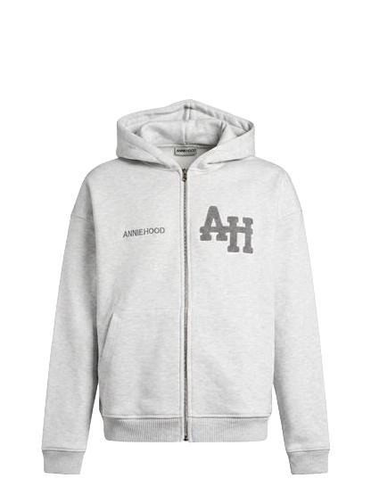 ANNIE HOOD Cotton-polyester Sweatshirt - Grey