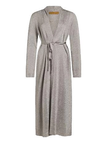 SIYU Metallic Fiber Cardigan - Silver