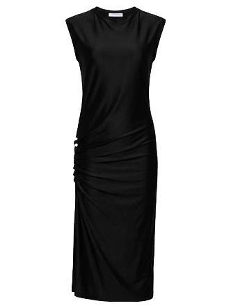 Rabanne Viscose And Elastane Bodycon Midi Dress - Black