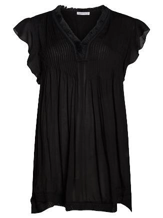 Poupette St Barth Viscose Mini Dress - Black