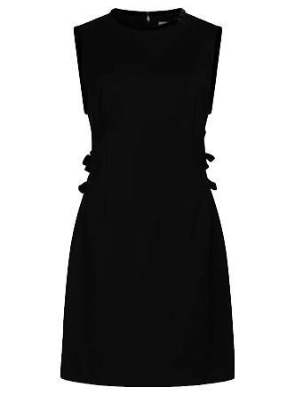 Sandro Crepe Cutout Mini Dress - Black