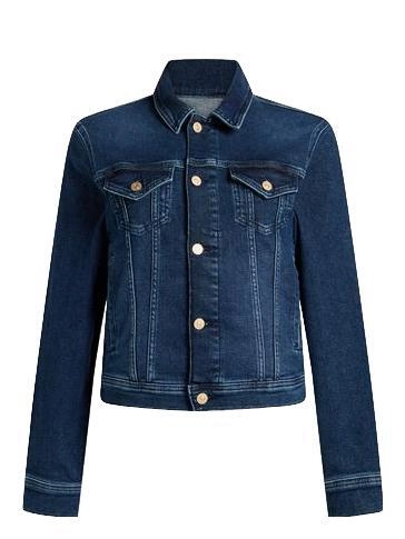 7 For All Mankind Denim Trucker Jacket - Blue