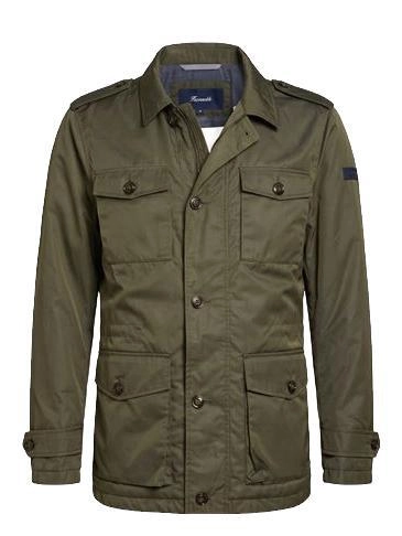 Façonnable Military Polyester Jacket - Green
