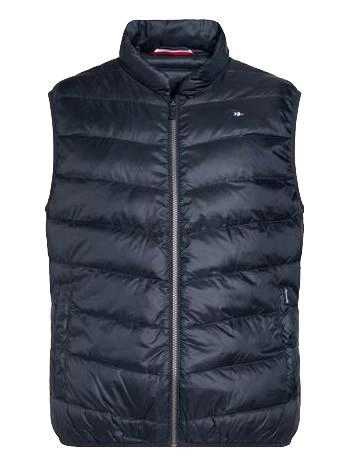 Façonnable Quilted Duck Down Vest - Blue