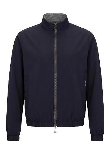 Façonnable Midnight Polyamide Shell Jacket - Blue