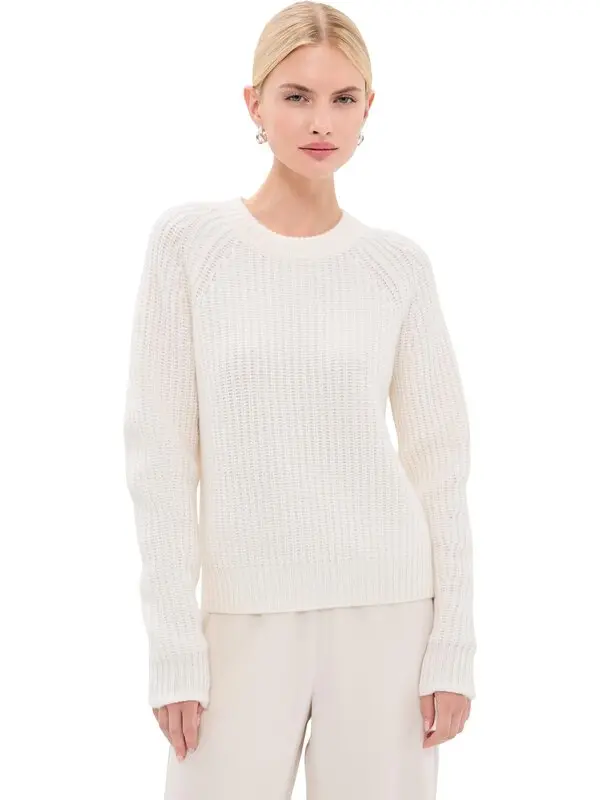 LISA YANG Miki Cashmere Sweater - Cream