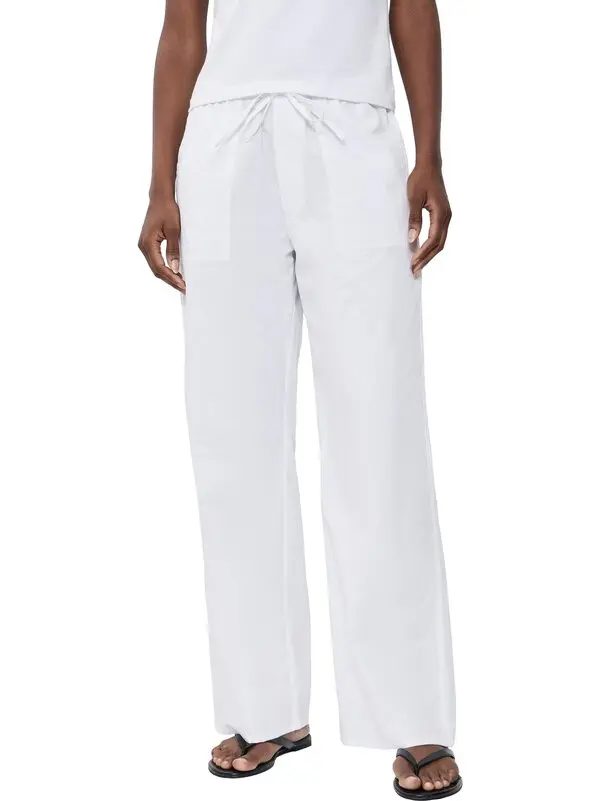 Sold Out NYC The Easy Drawstring Pants - White