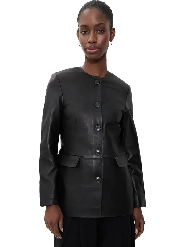 A.emery Esme Leather Jacket - Black