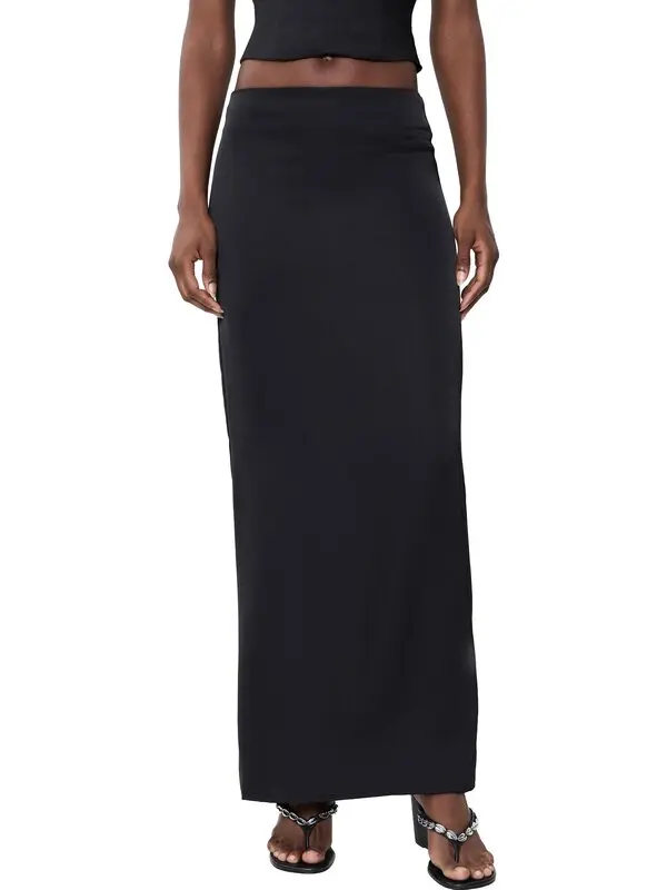 Lioness Front Row Maxi Skirt - Noir
