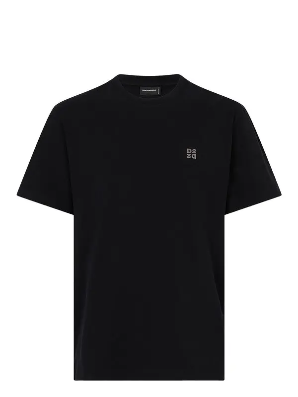 Dsquared2 Metal Upside Down Regular Fit T-shirt - Black