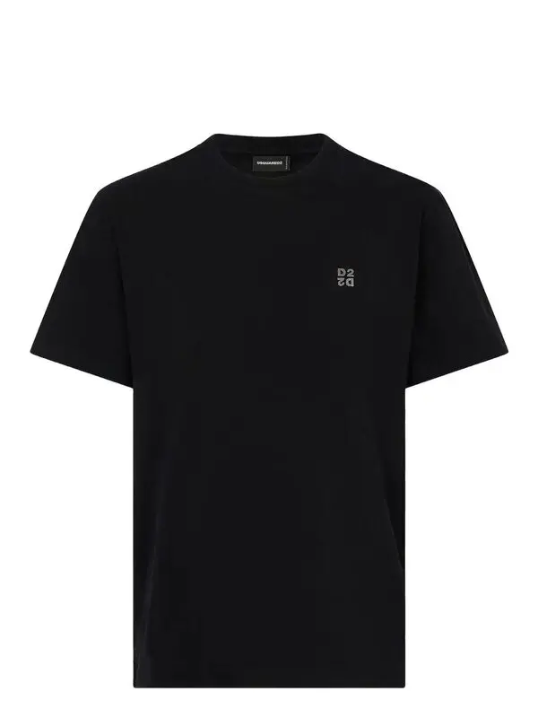 Dsquared2 Metal Upside Down Regular Fit T-shirt - Black