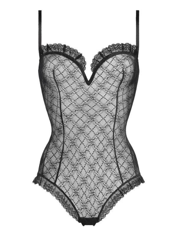 ERES Chantilly Lace Bodysuit - Black