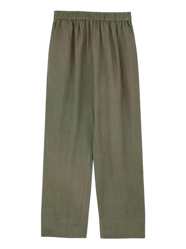 SKALL STUDIO Vetiver Elasticated-waist Trousers - Green