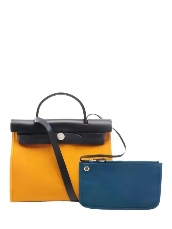 Hermès 2017 Pm Herbag Zip Tote Bag - Orange