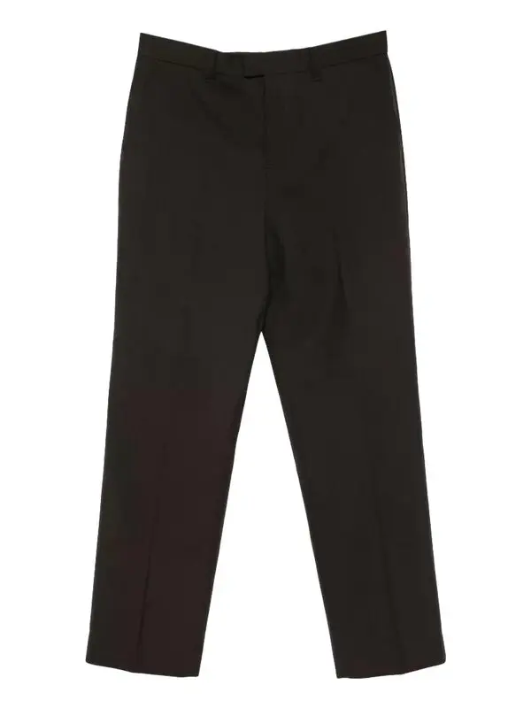 Sandro Tailored Pressed-crease Trousers - Brown