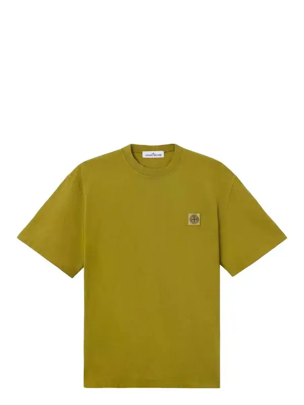 Stone Island Logo-patch T-shirt - Green