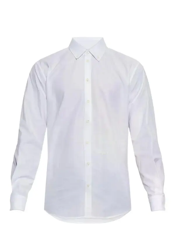 Dsquared2 Embroidered-logo Button-down Shirt - White
