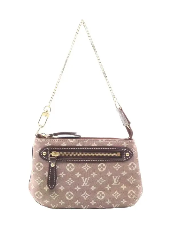 LOUIS VUITTON Mini Pochette Monogram Idylle Sepia Shoulder Bag - Brown