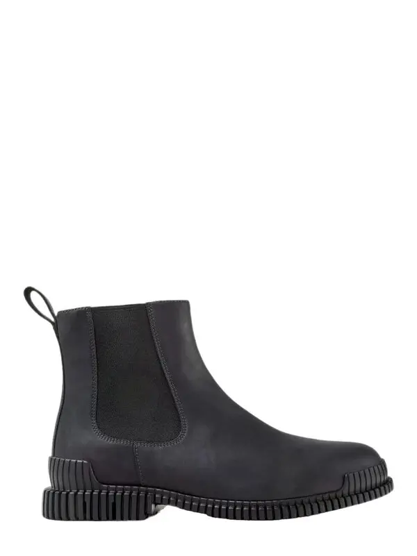 Camper Pix Leather Ankle Boots - Grey