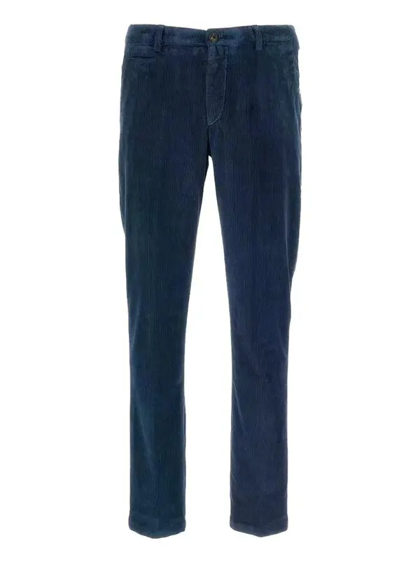 BRIGLIA 1949 Corduroy Trousers - Blue