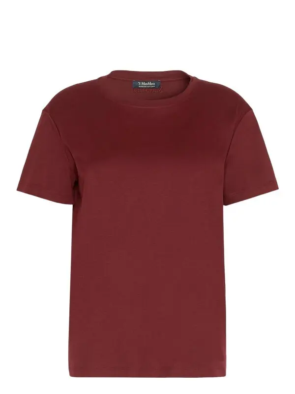 Max Mara Smmsegale Crewneck T-shirt - Deep Red