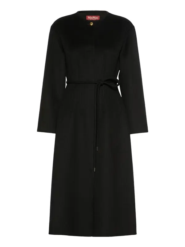 Max Mara Redingote Coat - Black