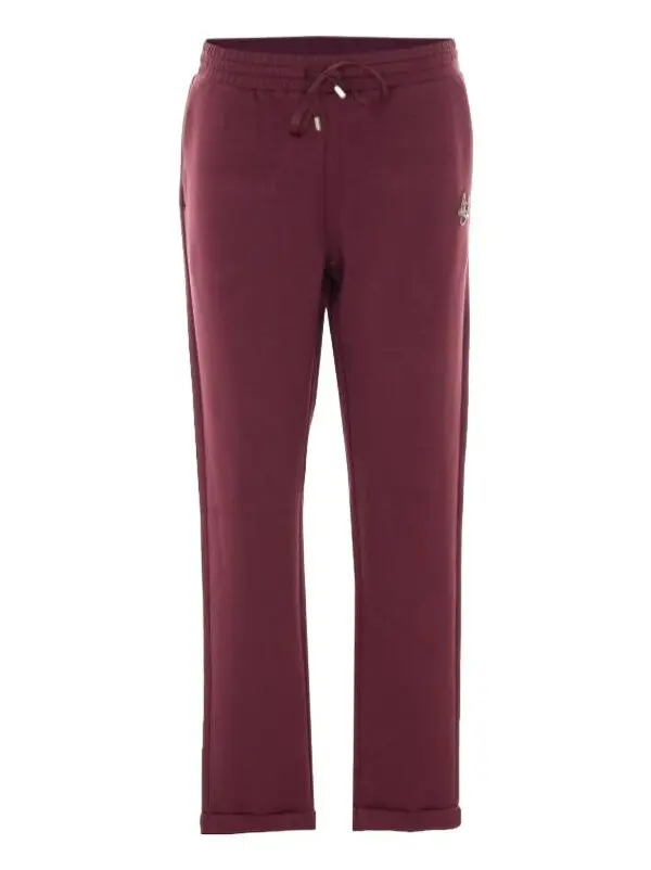 Liu Jo Embellished Drawstring Joggers - Red