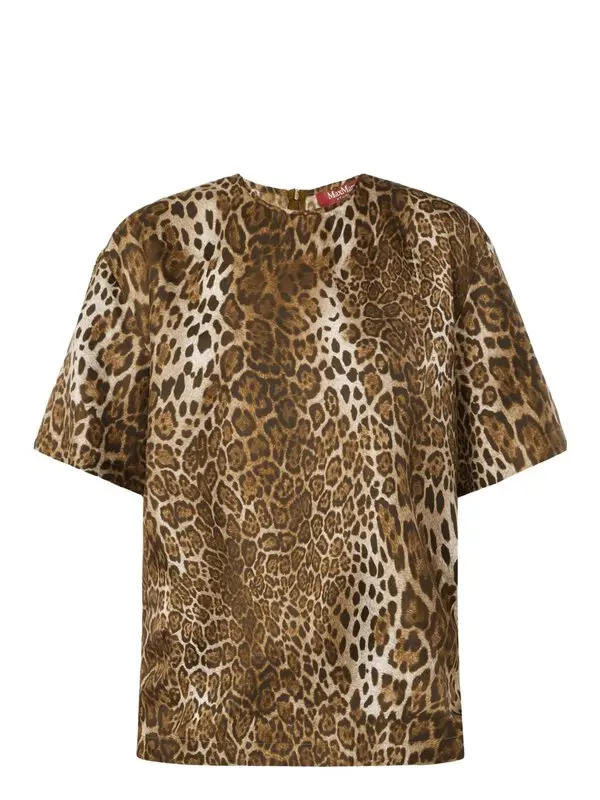Max Mara Short-sleeved T-shirt - Brown