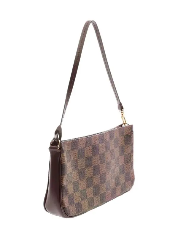 LOUIS VUITTON Damier Ebene Navona Shoulder Bag - Brown
