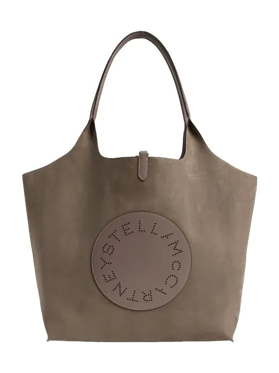 Stella McCartney Logo Reversible Tote With Pouch - Moss