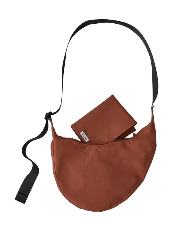 STORQ Half Moon Crossbody Bag With Changing Mat - Cinnamon