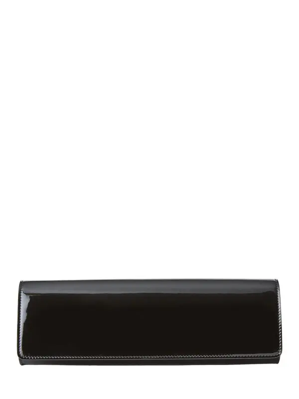 Lafayette 148 New York Patent Leather East West Clutch - Black