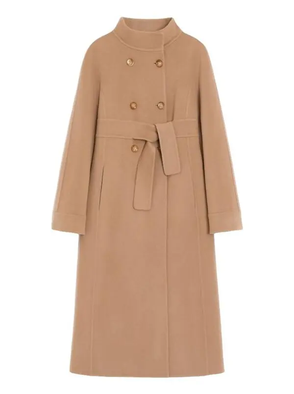 Valentino Garavani Double Kashmir Coat - Camel