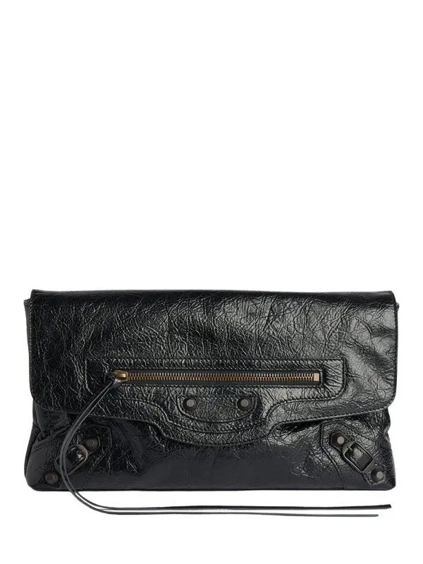 Balenciaga Le City Clutch Bag - Black