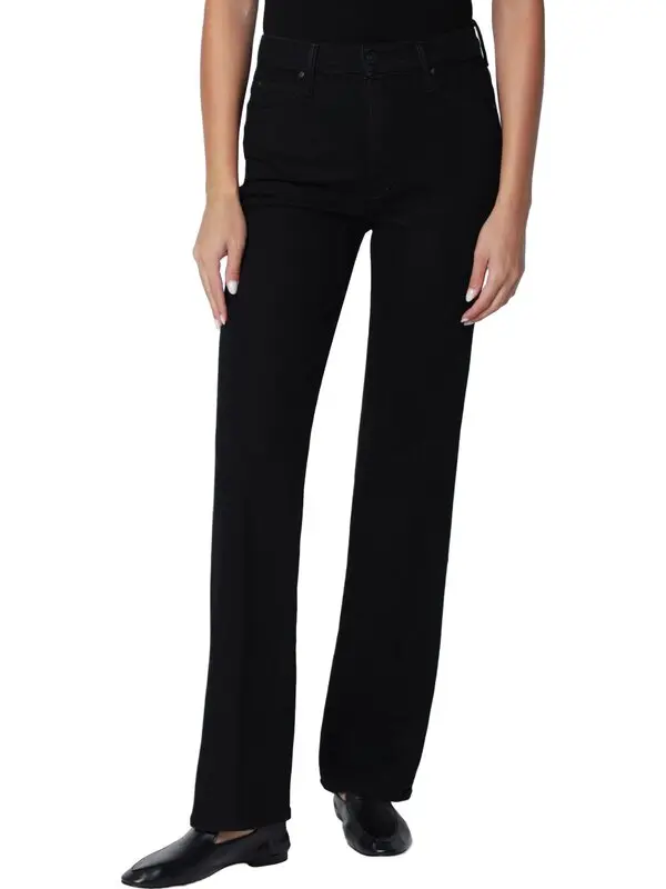 MOTHER The Kick It Jeans In Denim - Black