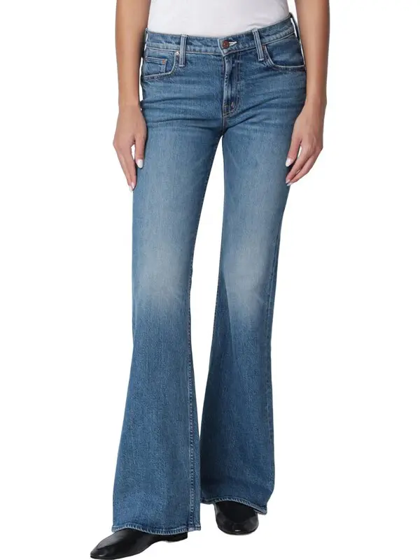 MOTHER The Jinx Heel Bootcut Jeans - Blue