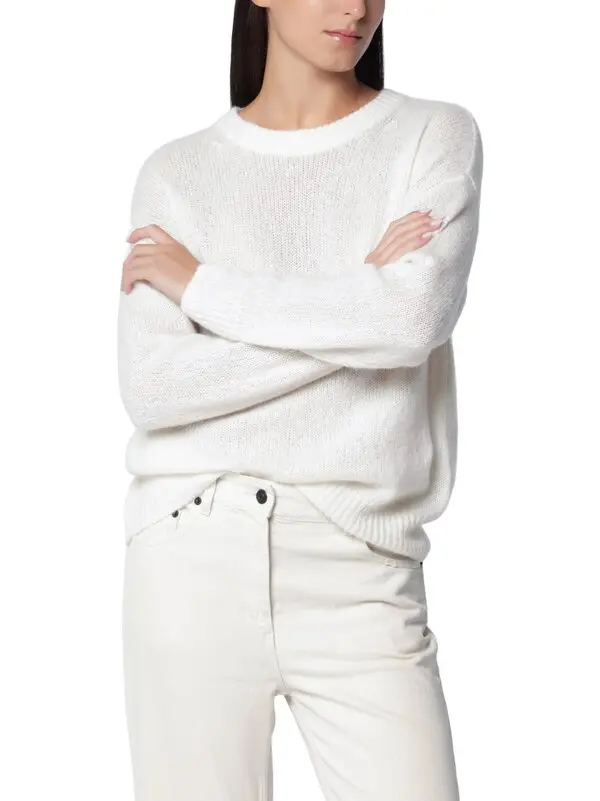 LISA YANG Lova Cashmere And Silk Sweater - White