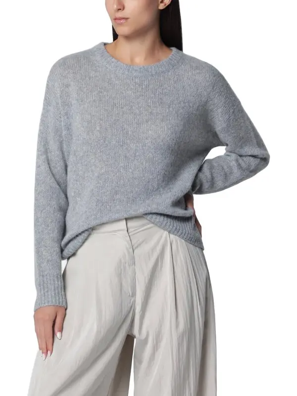 LISA YANG Lova Cashmere And Silk Sweater - Grey