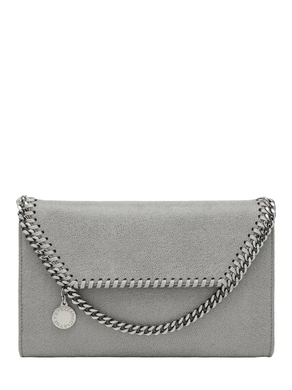Stella McCartney Falabella Crossbody Wallet Bag - Grey