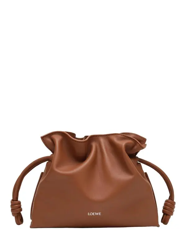 Loewe Mini Flamenco Clutch Bag - Brown