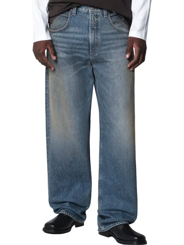 AGOLDE Fusion Jeans In Washed Indigo Denim - Blue
