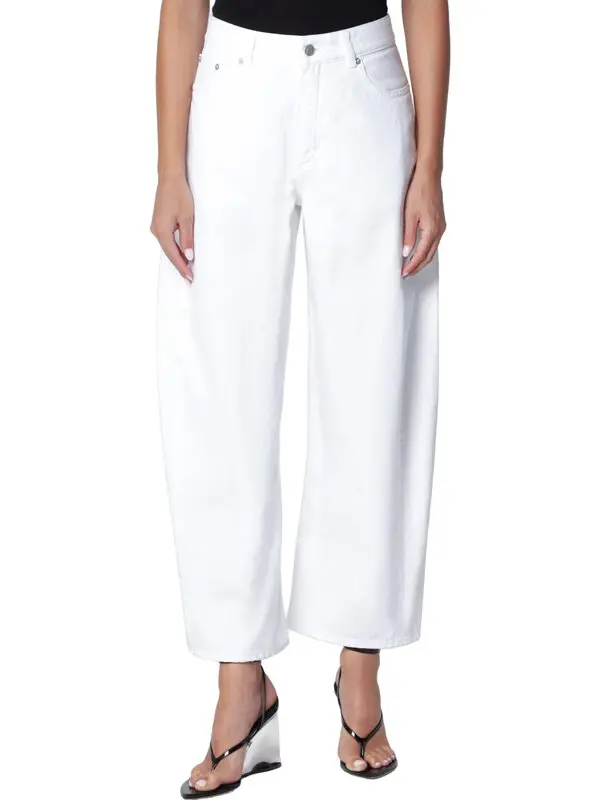 Alaïa Rodeo Denim Trousers - White