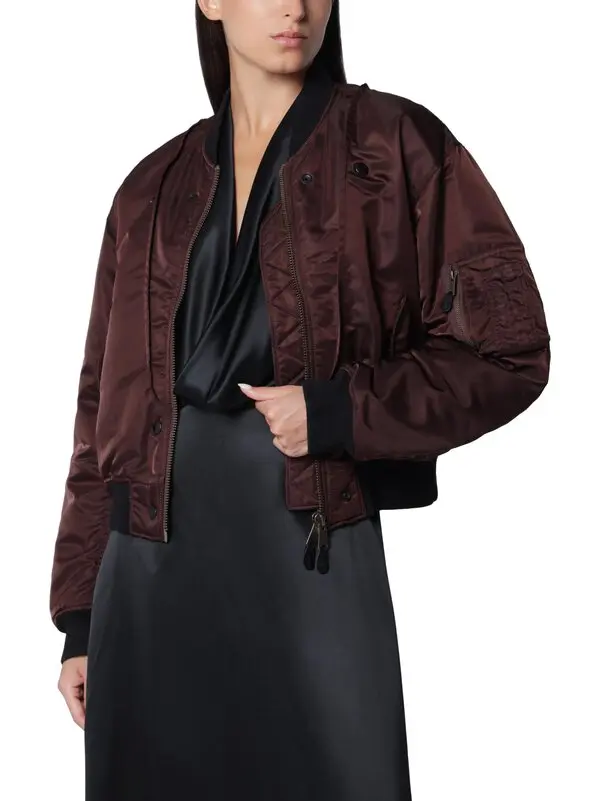 MAISON MARGIELA Reversible Bomber Jacket - Brown