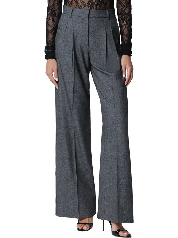 Andamane Wide-leg Trousers - Grey