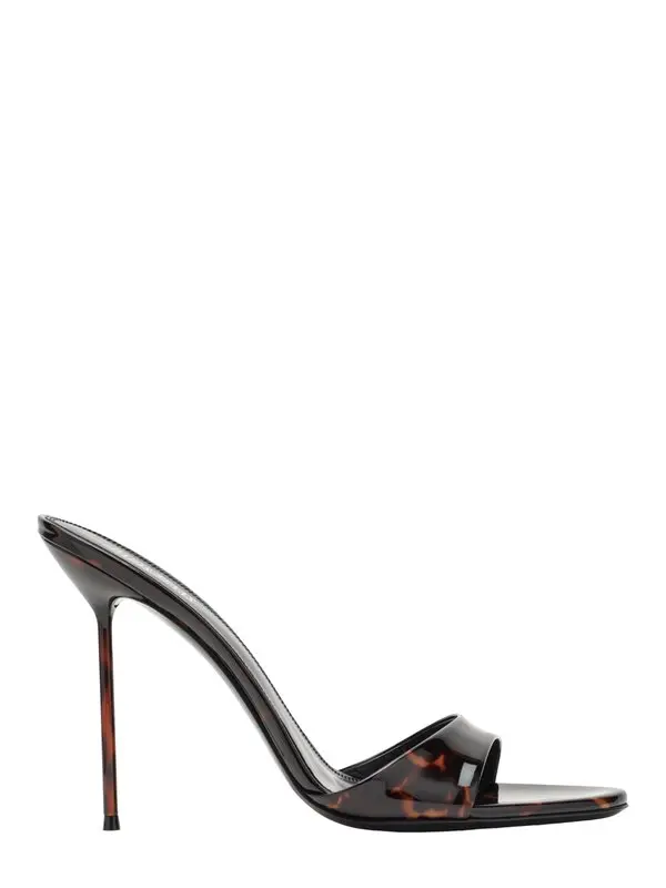 Paris Texas Lidia 105 Patent Leather Mules - Brown