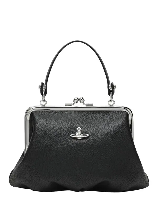 VIVIENNE WESTWOOD Granny Frame Bag In Grained Pu - Black