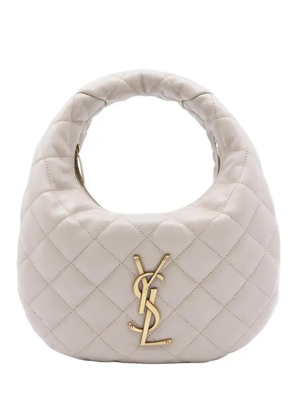 Saint Laurent Quilted Shoulder Bag - Pink