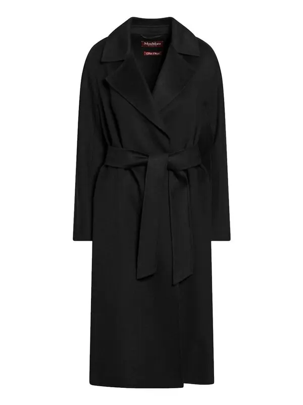 Max Mara Belted Coat - Black