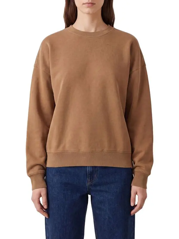 Saint Laurent Crewneck Sweatshirt - Brown