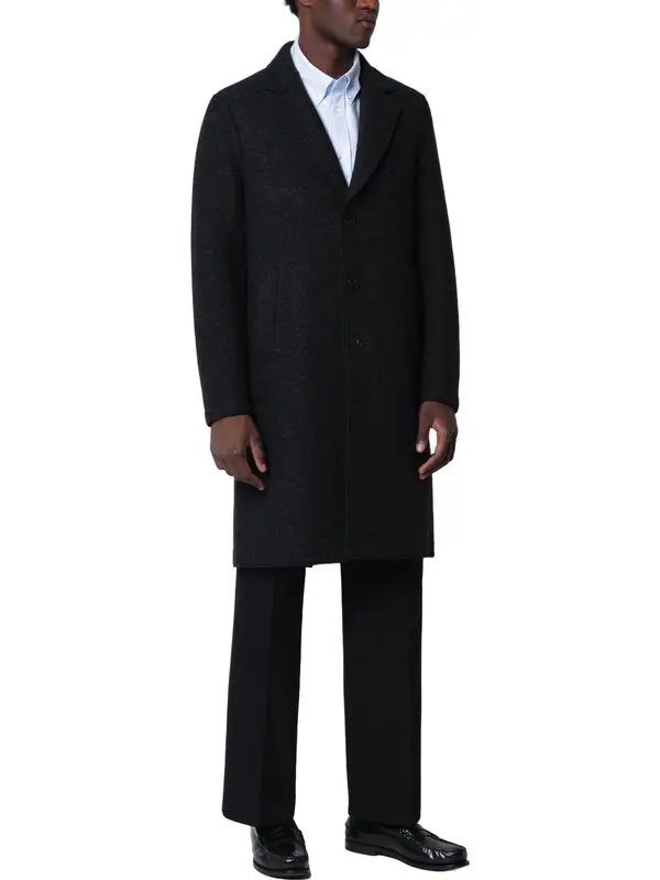 Harris Wharf London Single-breasted Wool Coat - Gray